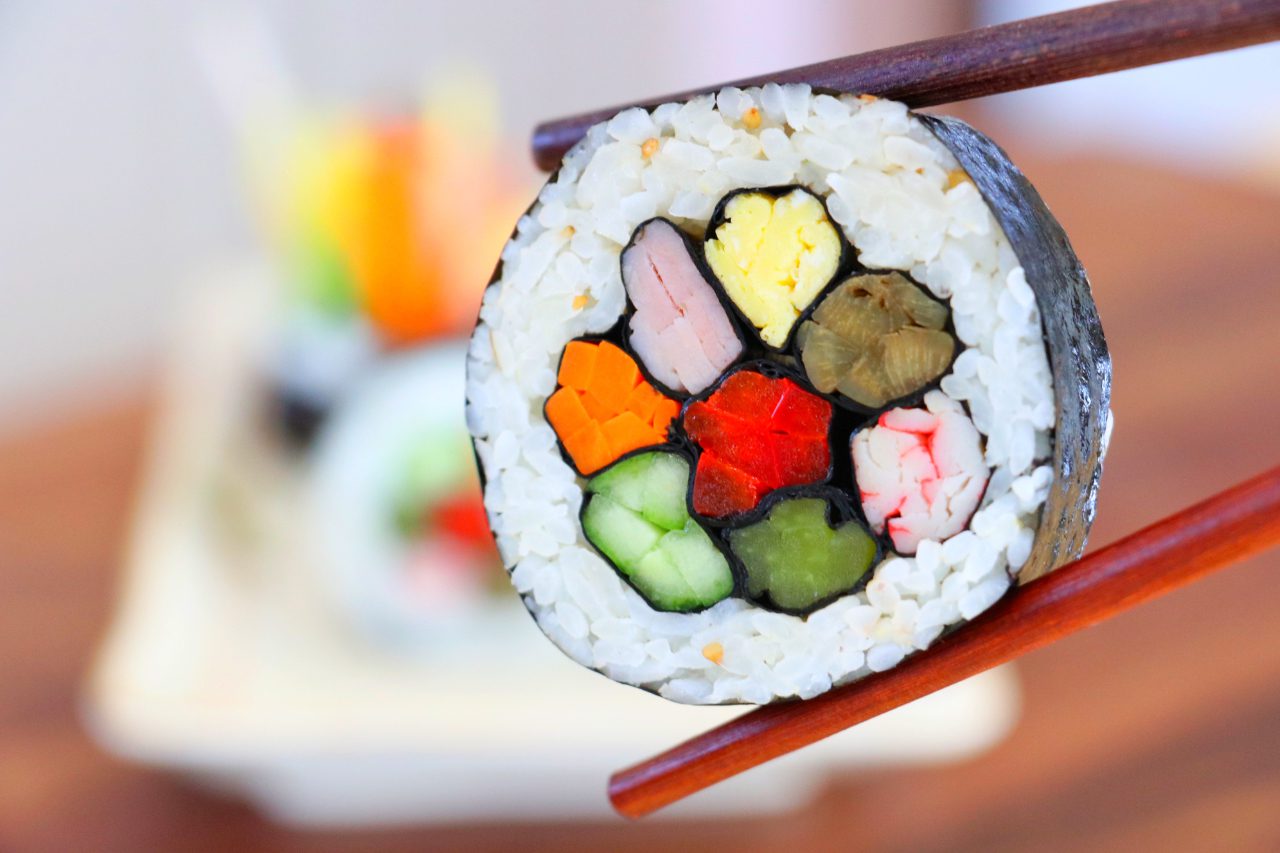 CiCi Li - Korean Flower Kimbap Recipe