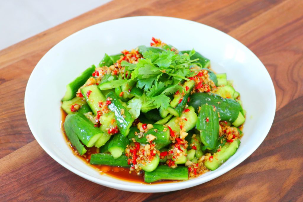 CiCi Li - Chinese Smashed Cucumber Salad Recipe