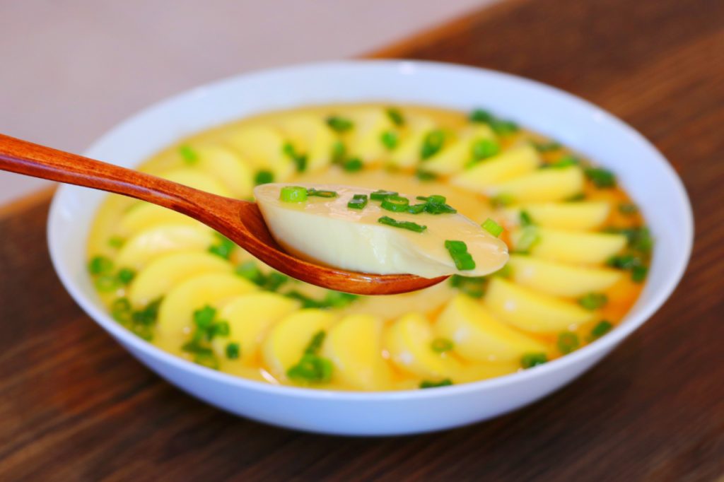 CiCi Li - Steamed Eggs with Tofu
