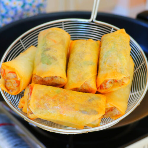 Chicken Lumpia Recipe - CiCi Li, Asian Home Cooking