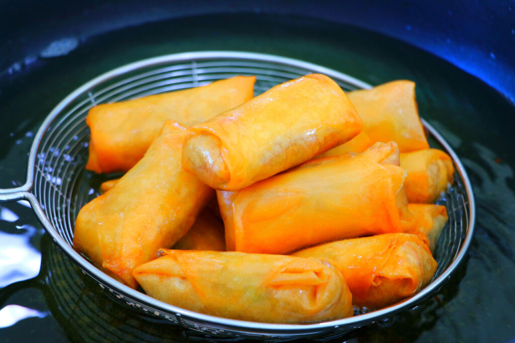 30-Min Crispy Chicken Spring Rolls - CiCi Li, Asian Home Cooking